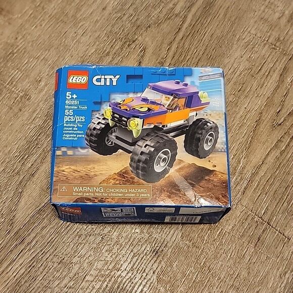 Lego | Toys | Lego City 625 Monster Truck New Retired Damaged Box ...